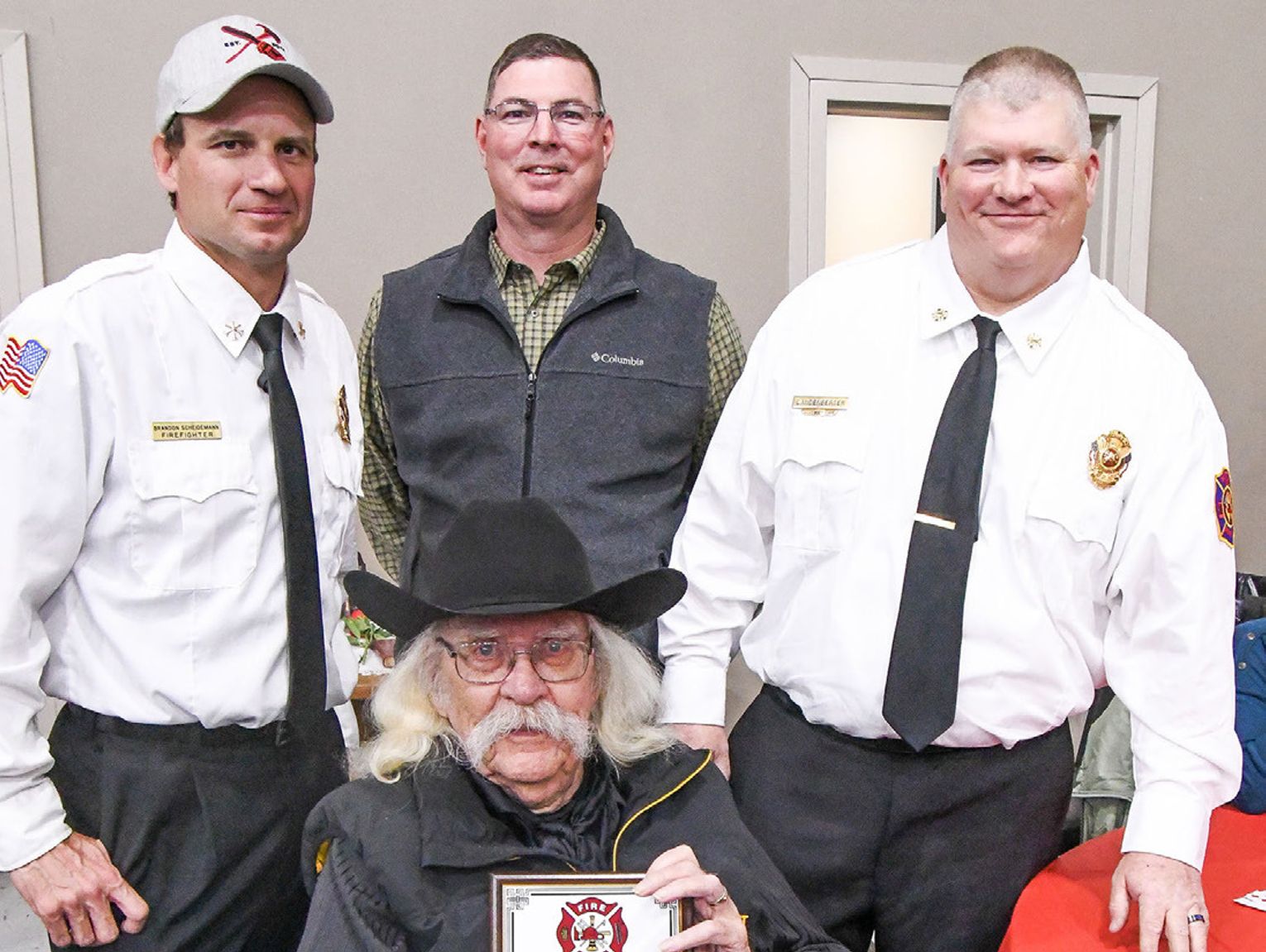 Saying thanks for years of service, dedication